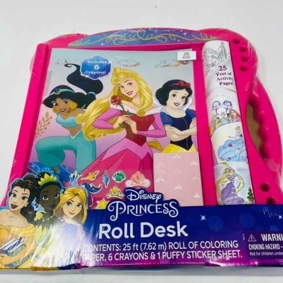 Disney | Other | New Disney Princess Roll Desk Art Kit Coloring ...